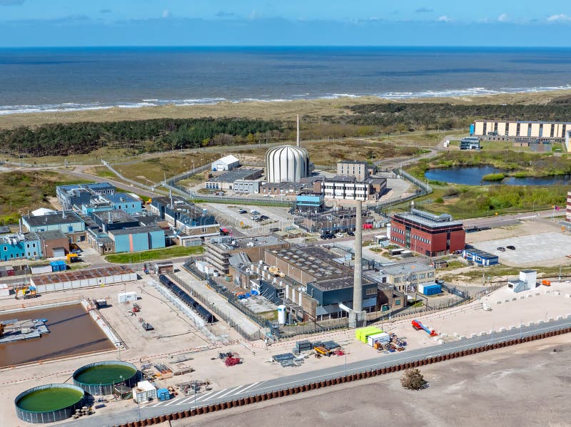 Aerial View of Nuclear Reactor of ECN in Petten the Netherlands Stock ...