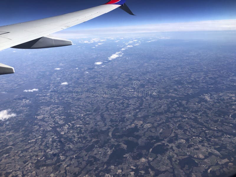 Flying over Florida stock image. Image of areal, atlantic - 109184815