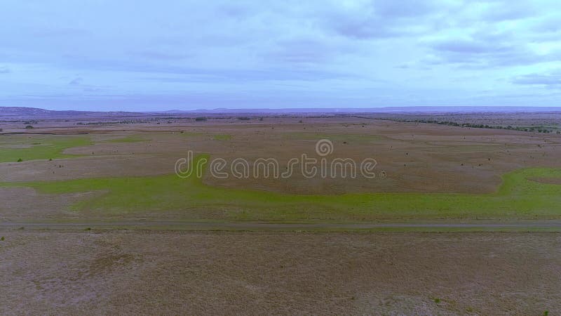 Aerial View of Open Green Fields of Melbourne in Australia Stock Video ...