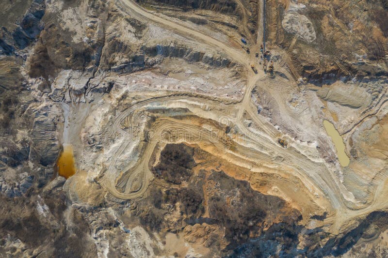 Mine pit stock image. Image of digger, ecology, ferric - 172515377