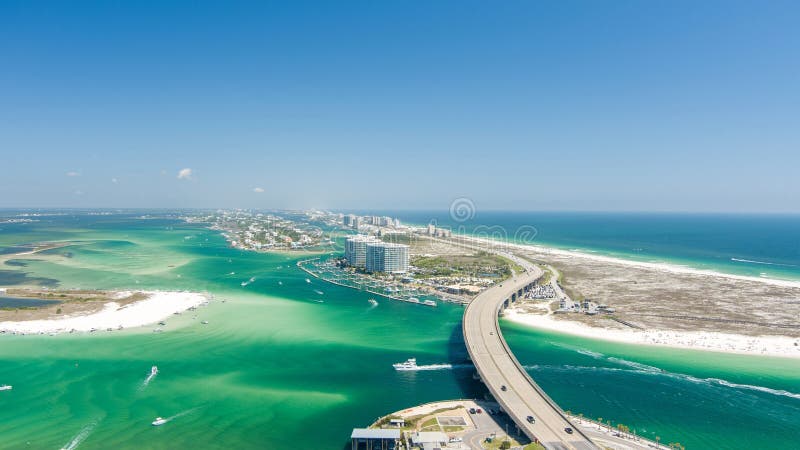 Aerial View of Orange Beach, Alabama in March of 2023 Stock Photo ...