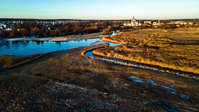 Orthodox Monastery in Suprasl. Stock Photo - Image of fields, europe ...
