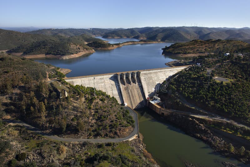 Long Lake Dam stock photo. Image of renewable, building - 10890440