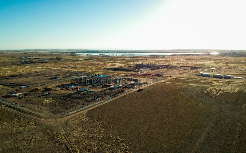 Aerial View Over Eastern Colorado Plains Stock Photo - Image of plains ...