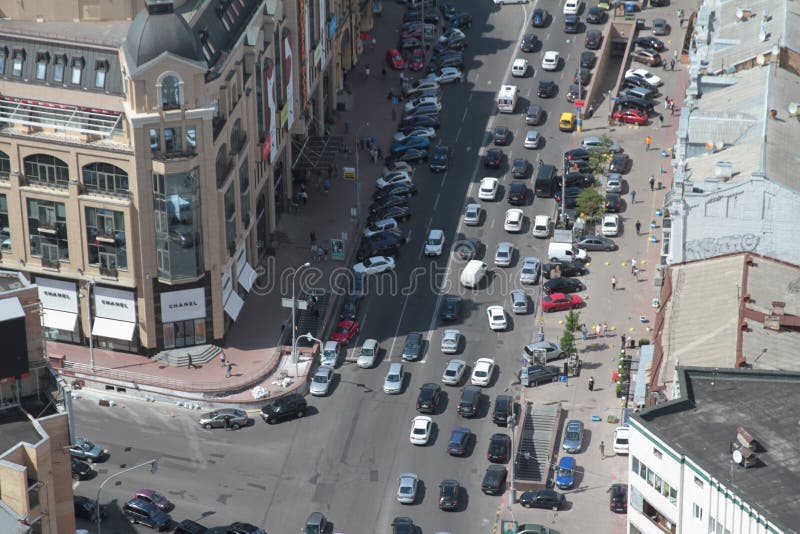 Aerial View Over the Road and Highway Editorial Photography - Image of ...