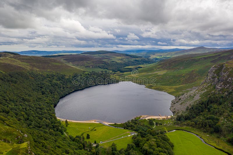 Nice Flight Over Wicklow Mountains, Wicklow, Ireland Stock Image ...