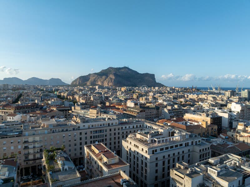 Aerial View - Palermo, Italy Stock Photo - Image of nature, building ...