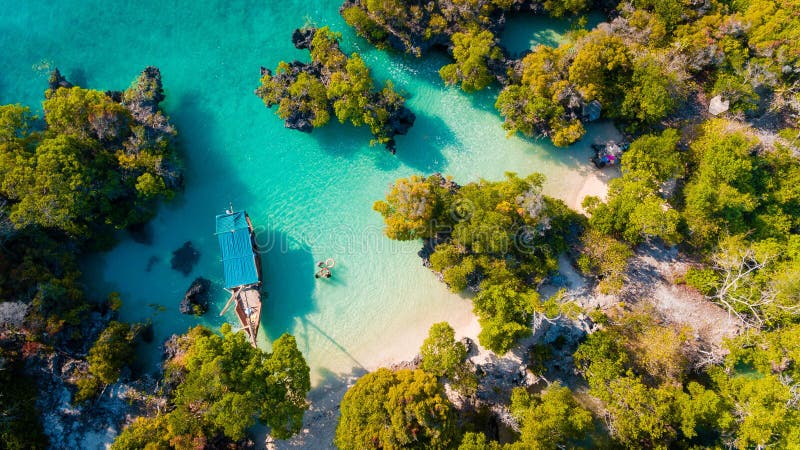 Aerial View of Pamunda Island in Zanzibar Stock Image - Image of island ... Aerial View of Pamunda Island in Zanzibar Stock Image - Image of island ...