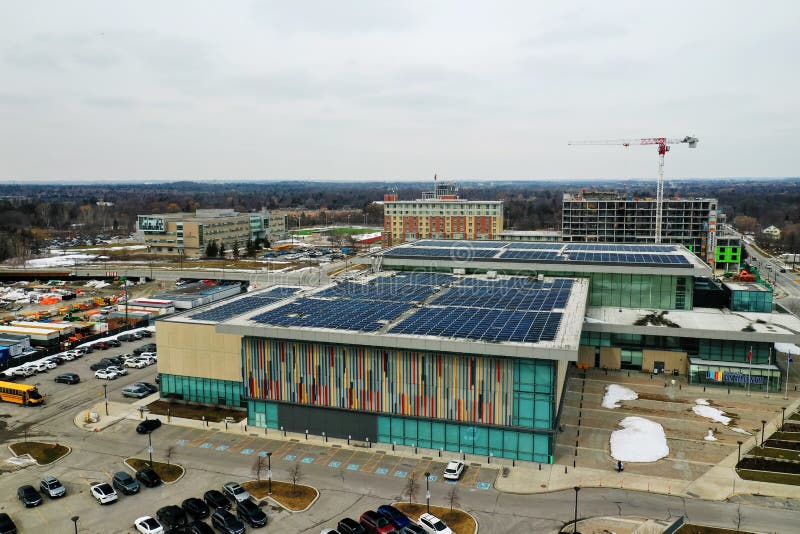Aerial View of the Pan am Centre in Markham, Ontario, Canada Editorial ...