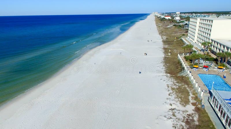 Aerial View of Panama City Beach, Florida Stock Photo - Image of city ...