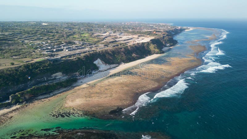 Aerial View of Pandawa Beach in Bali, Indonesia Stock Image - Image of ...