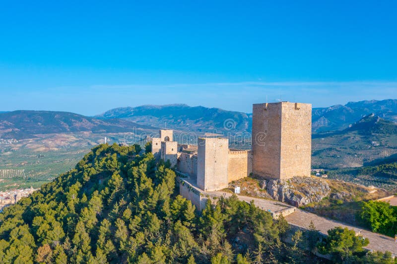 Aerial View of Parador De Jaen in Spain. Stock Photo - Image of travel ...