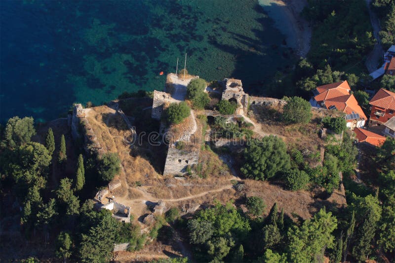 Venetian Castle of Parga Greece Stock Photo - Image of castle, greece ...