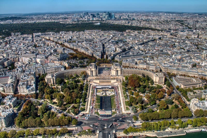 Aerial View of Paris, France Stock Image - Image of tourist ...
