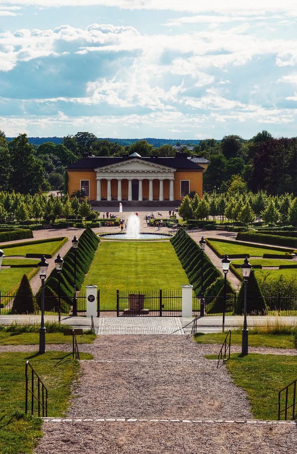 Aerial View of Park with Famous Building Stock Image - Image of ...
