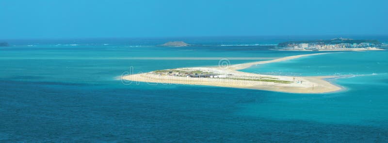 Aerial View of Pengpeng Beach, Penghu,Taiwan Stock Image - Image of ...