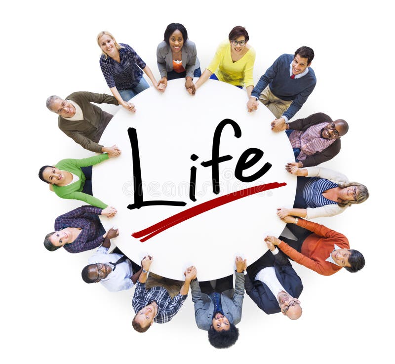 Aerial View of People and Life Concept Stock Photo - Image of concepts ...