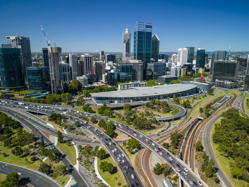 Aerial View of Perth City in Australia Stock Photo - Image of travel ...