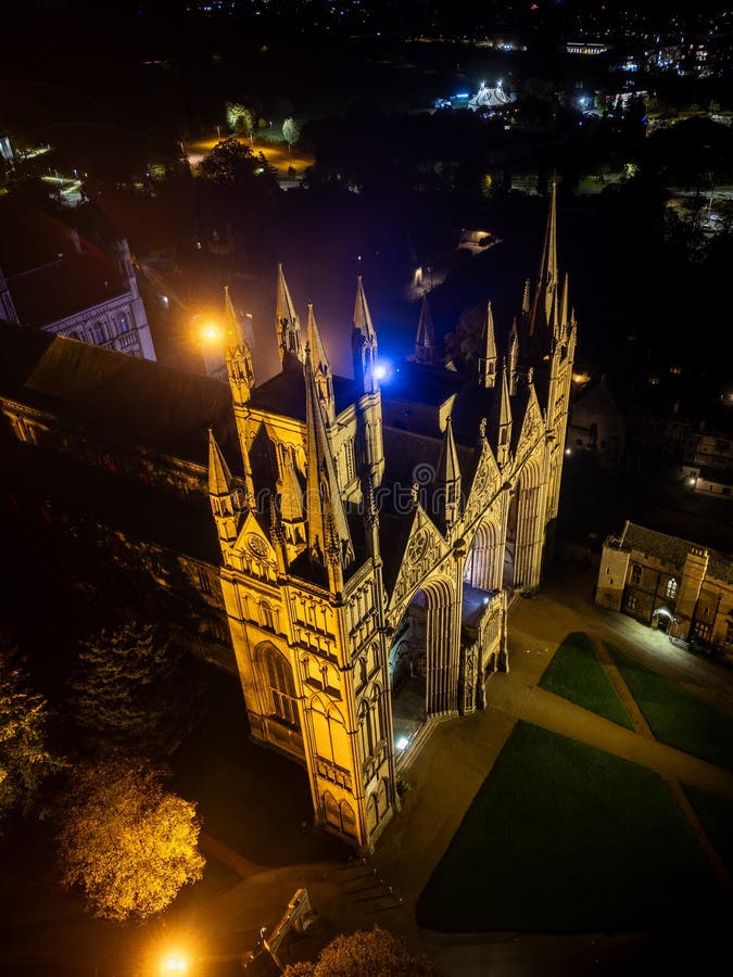23-10-2024 Peterborough Cathedral Peterborough Cathedral Illuminated at ...