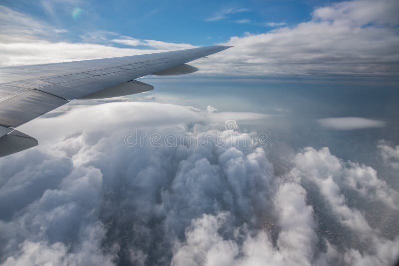 Aerial View from the Plane stock image. Image of trip - 171616053