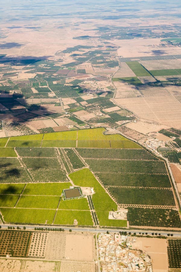 Aerial View from Plane on Morocco West Africa Stock Photo - Image of ...