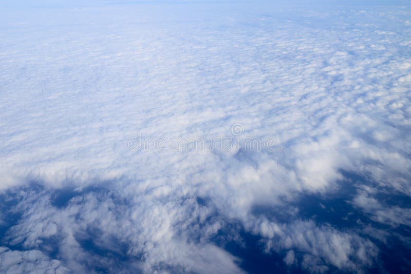 An Aerial View of Plane Window Looking Down To Land Stock Image - Image ...