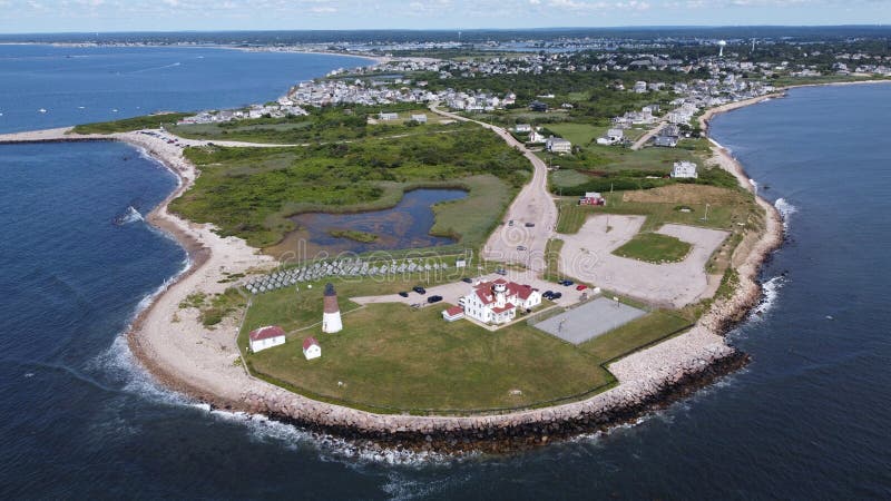 Point Judith Lighthouse Narragansett Rhode Island Stock Photos - Free ...