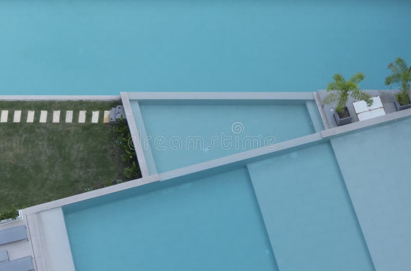 Aerial view of pool 2 stock photo. Image of aerial, water - 59743858