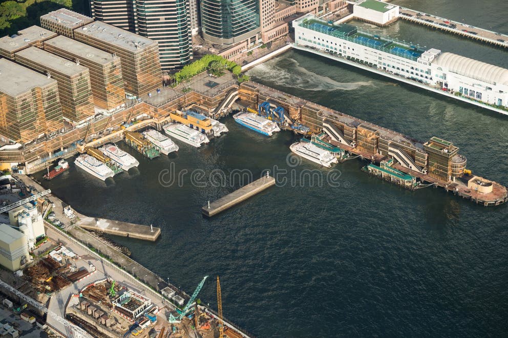 Aerial view port dock stock photo. Image of travel, boat - 44463930
