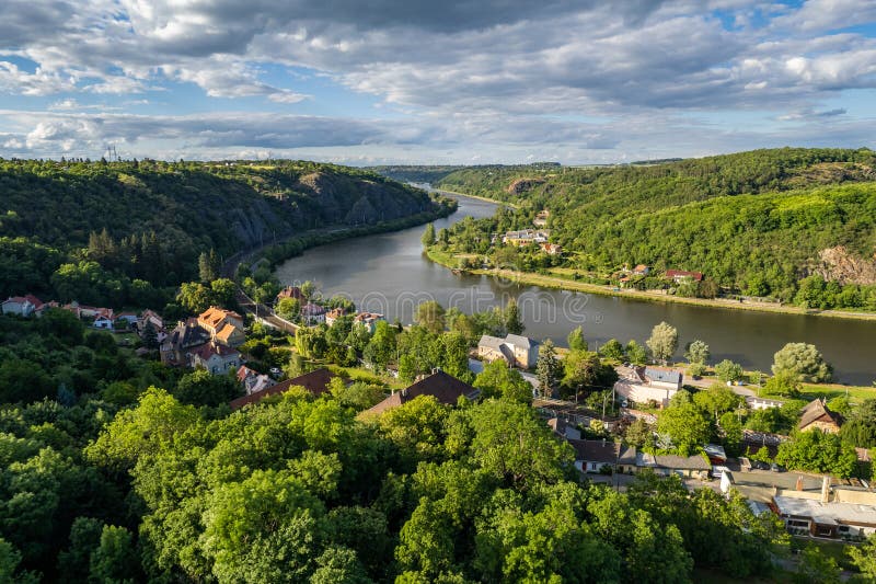 Aerial View of Prague Suchdol-Sedlec in May 2022 Stock Photo - Image of ...