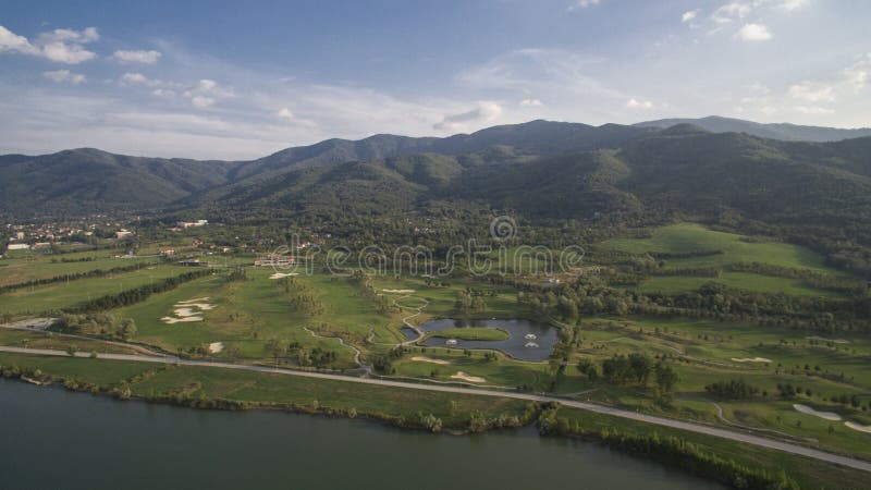 Aerial View of Pravets Golf Course, Pravets, Bulgaria, 14 August 2018 ...