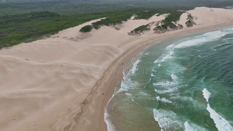 Aerial View of Pristine Coastline Stock Footage - Video of view, shore ...