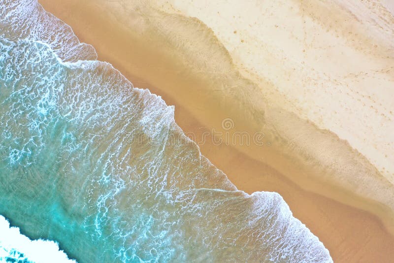Aerial View of a Pure Beach Stock Image - Image of travel, color: 254765019