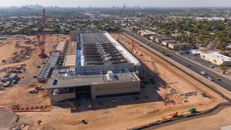 Aerial View of the QTS Data Center Under Construction in Phoenix ...