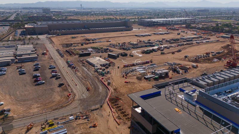 Aerial View of the QTS Data Center Under Construction in Phoenix ...
