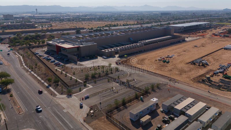 Aerial View of the QTS Data Center Under Construction in Phoenix ...