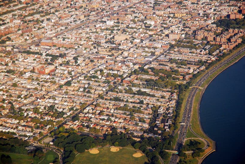 An Aerial View of Queens, New York Editorial Photography - Image of ...