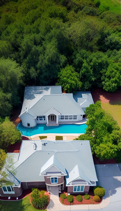 Aerial View of a Random Area Illustration Artificial Intelligence ...