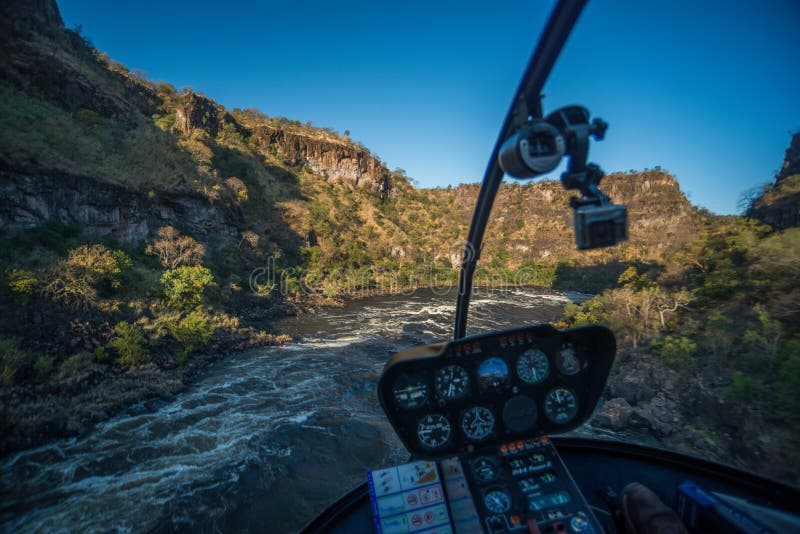 Aerial View of Rapids in Golden Light Stock Photo - Image of canyon ...
