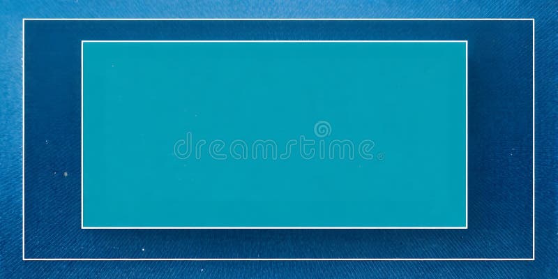 Aerial View of a Rectangular Turquoise Shape Bordered by White Lines on ...