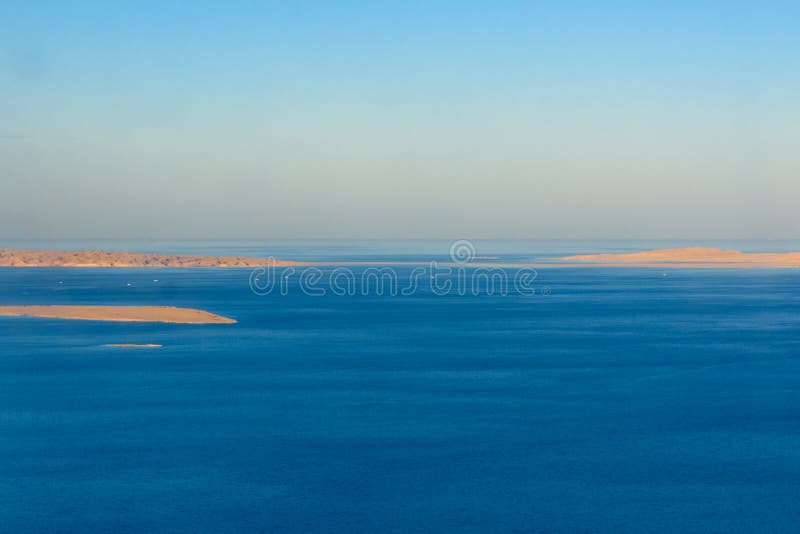 Aerial View on a Red Sea and Islands Stock Photo - Image of climate ...