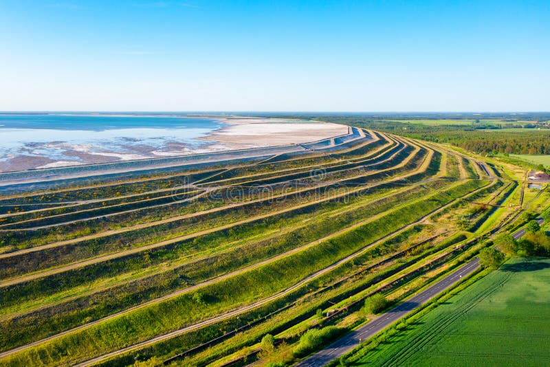 Aerial View of the Reservoir, Large Reservoir, Water Collection Stock ...