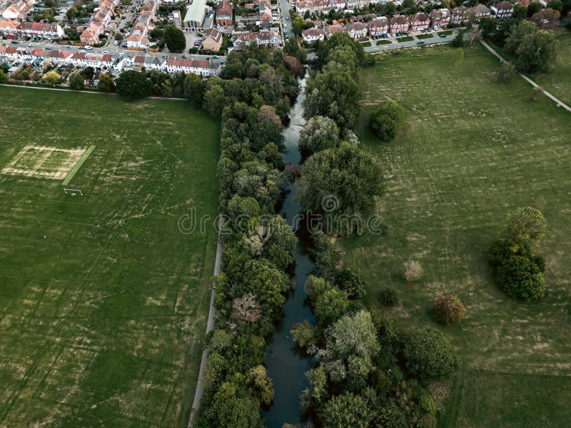 Cannon River Waterfall and Lake Byllesby Dam Stock Image - Image of ...