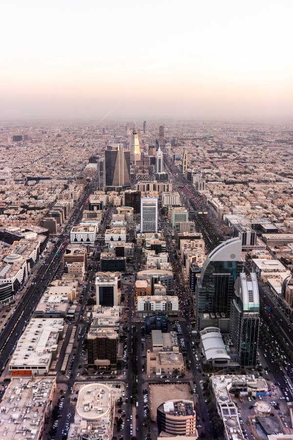 Aerial View of Riyadh, Capital of Saudi Arab Stock Photo - Image of ...