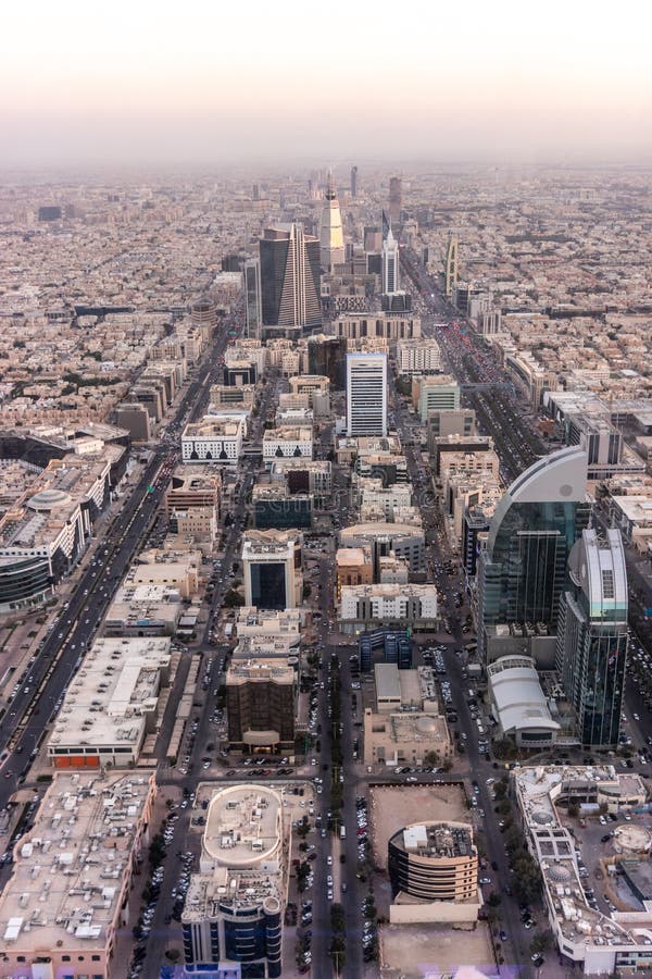 Aerial View of Riyadh, Capital of Saudi Arab Stock Photo - Image of ...