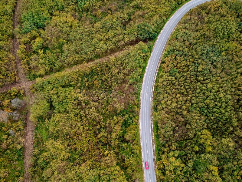 Aerial view of a road stock photo. Image of outdoor - 108533446