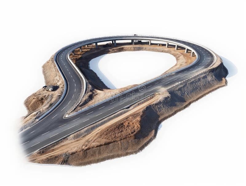 Infinity Loop Road Concept stock photo. Image of asphalt - 312159540