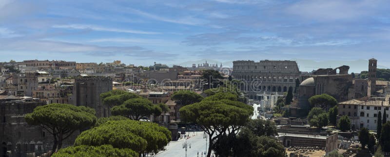 Aerial view of Rome stock photo. Image of vatican, religion - 257889734