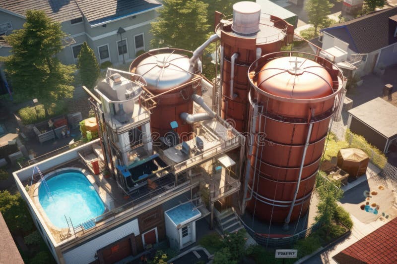 Rooftop Rainwater Harvesting - Building with Rainwater Harvesting ...