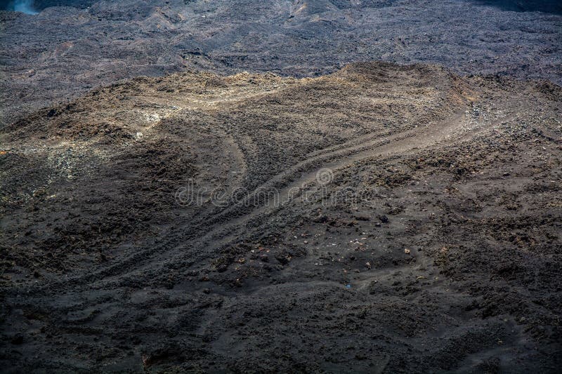 Aerial View of a Rugged Area of Land Stock Photo - Image of birds, dirt ...